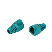 Green RJ45 Strain Relief Boots for CAT5 and CAT6, Pack of 50