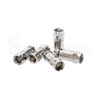RG6 F Type Compression Connector, Pack of 5